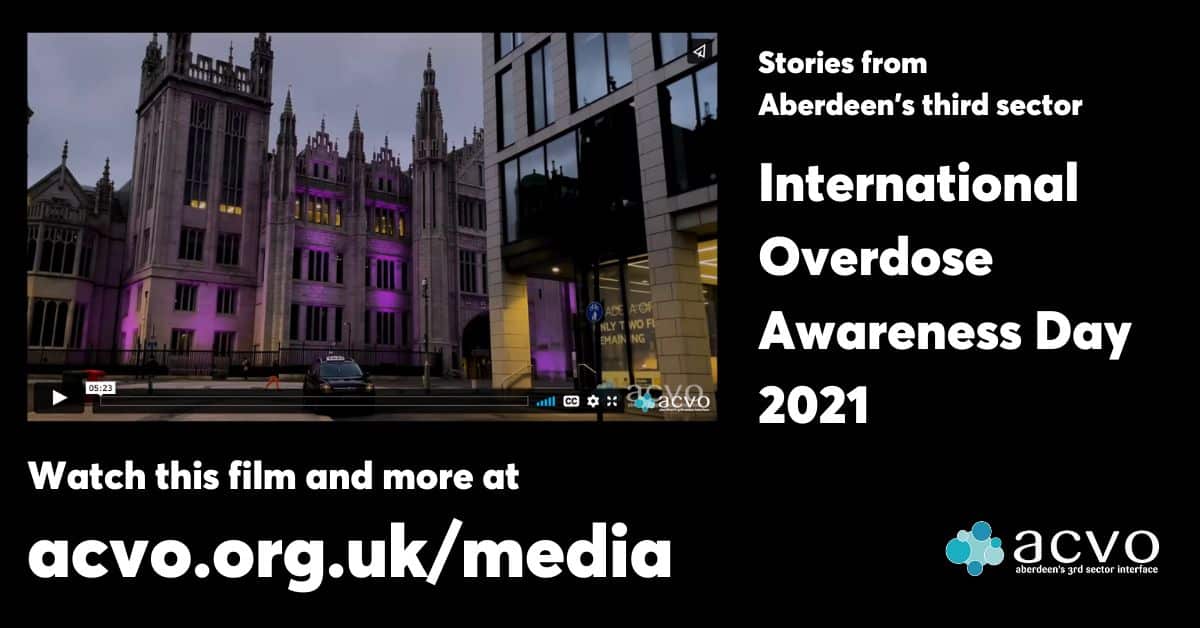 International Overdose Awareness Day 2021 - ACVO TSI
