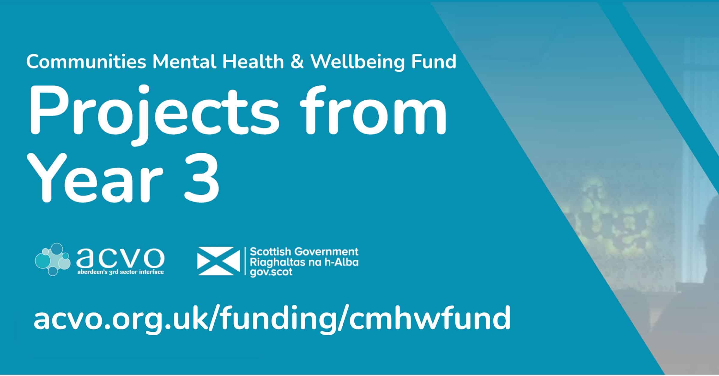 Communities Mental Health & Wellbeing Fund Year 3 Projects - ACVO TSI